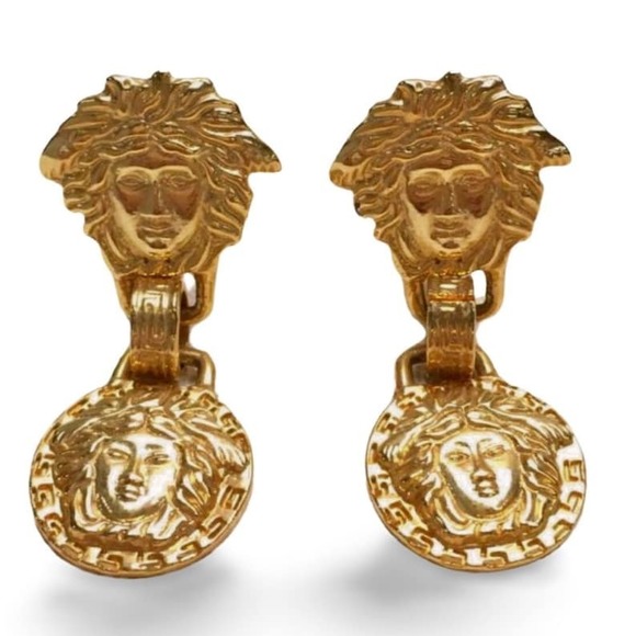 Versace | Jewelry | Gianni Versace Vintage Gold Tone Medusa Face Motif ...